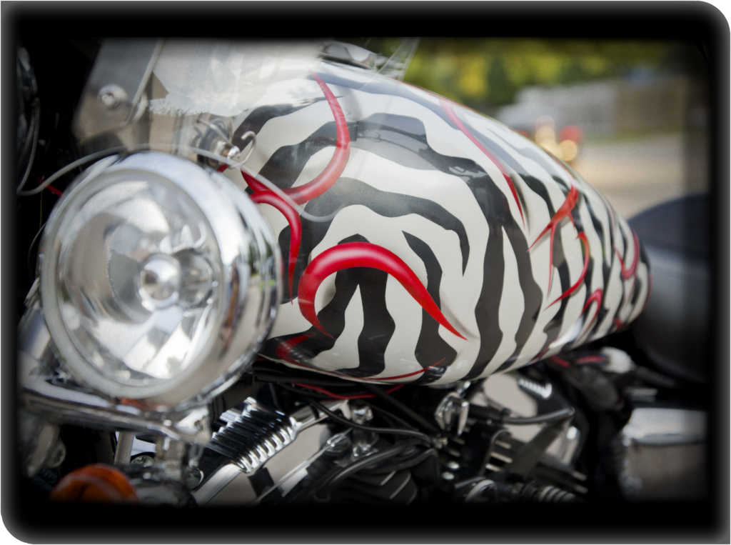 Zebra Bike - JR CUSTOM PAINT & DESIGN